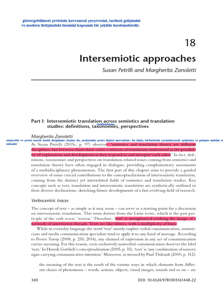 Inter Semiotic | PDF | Semiotics | Translations