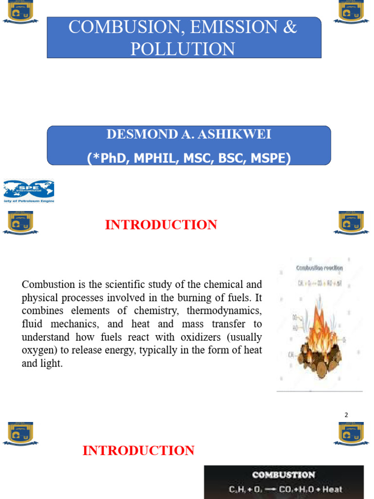 Combustion, Emissions, and Pollution Insights | PDF | Combustion | Noise