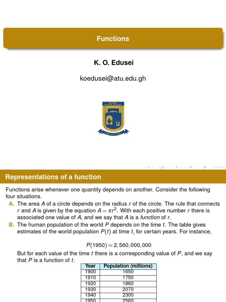 Functions | PDF | Function (Mathematics) | Trigonometric Functions