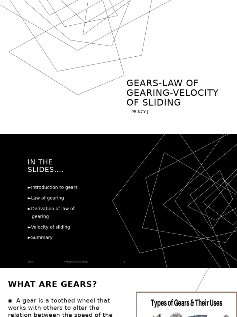 Gears: Law of Gearing Explained | PDF | Gear | Euclidean Geometry