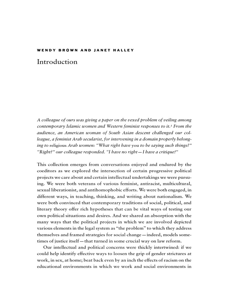 Brown and Halley - Introduction | PDF