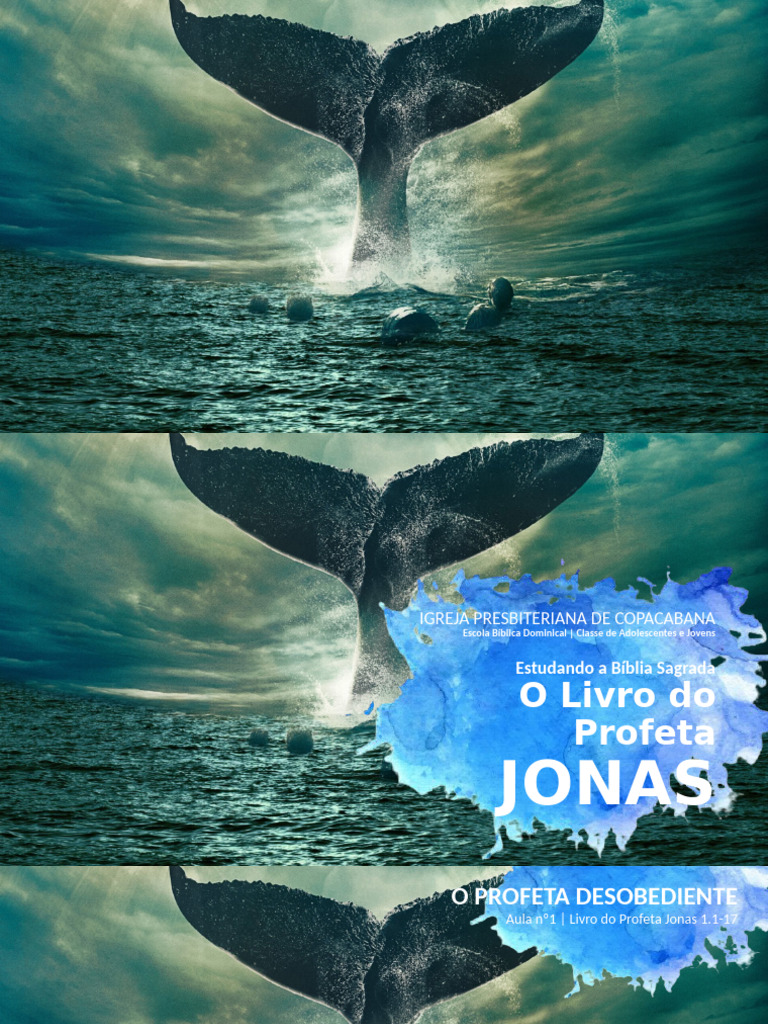 O LIVRO DO PROFETA JONAS_Aula 1 | PDF | Jonas