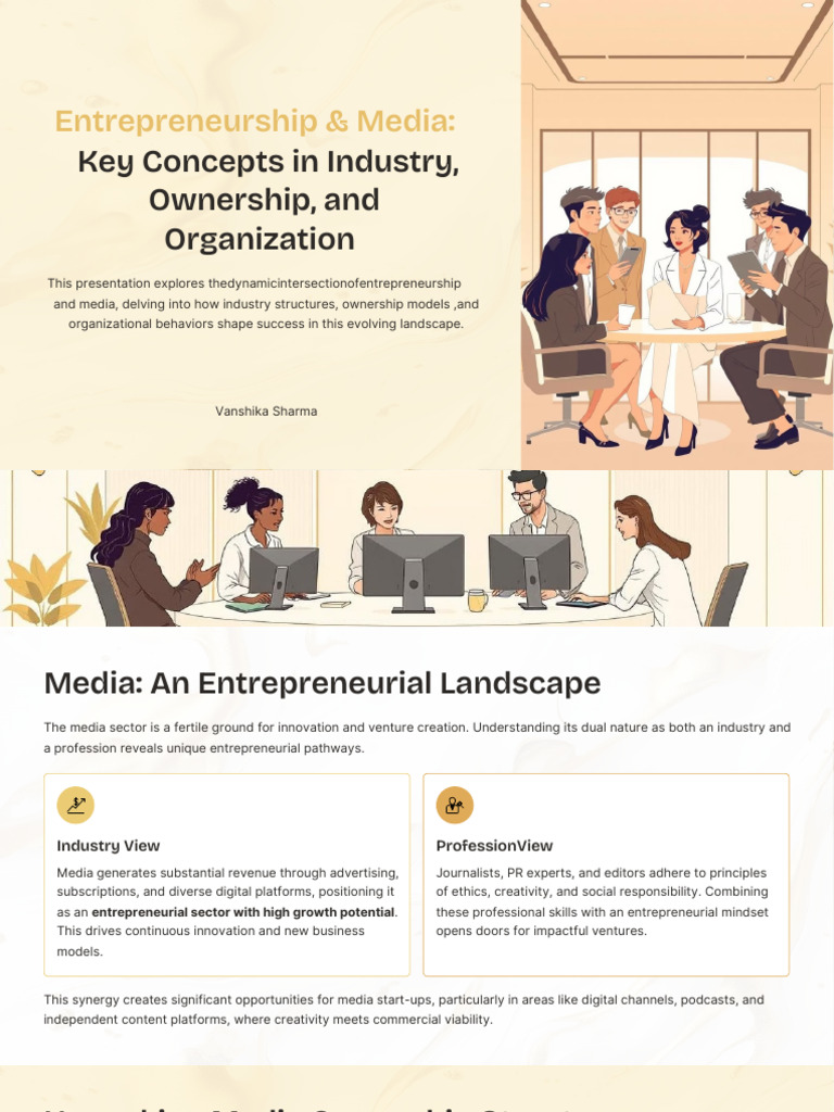 Entrepreneurship & Media:: Key Concepts in Industry, Ownership, and ...
