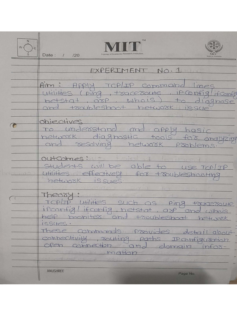 CN 1 Practical | PDF