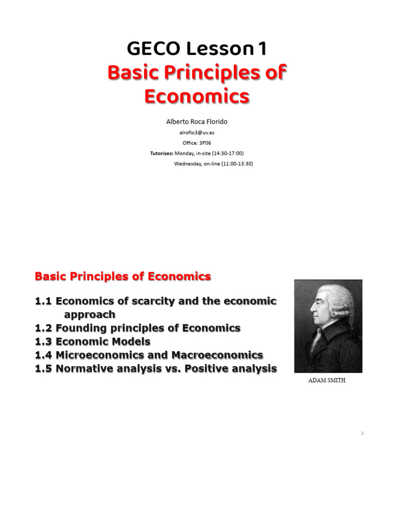 Lecture 1 GECO Group IJ PDF | PDF | Economics | Scientific Theories