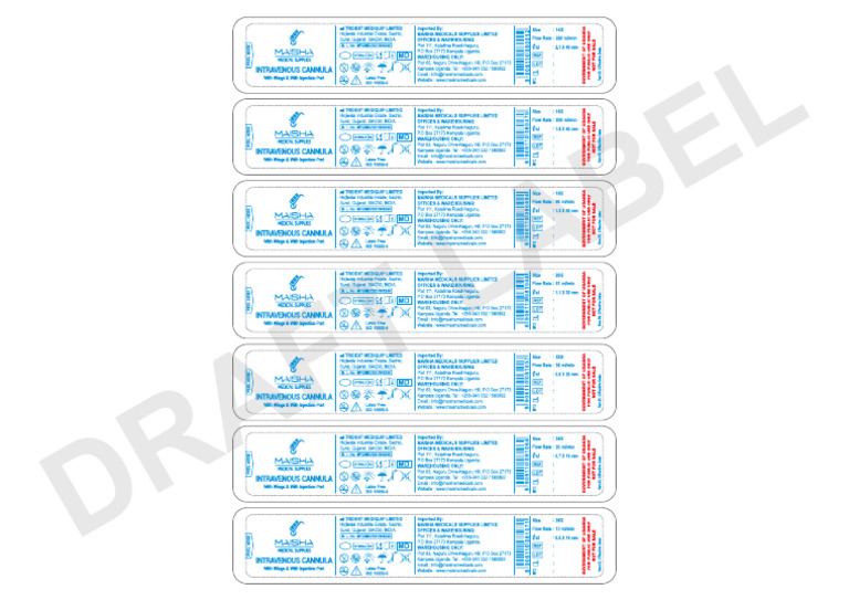Intravenous Cannula - Primary Packaging | PDF