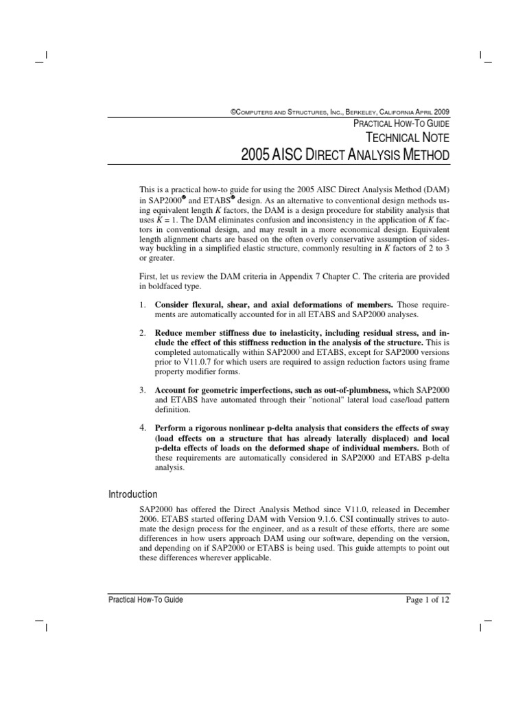 Manual de Diseño de Elemento Metálicos Según SFD-AISC-360-05 | PDF ...