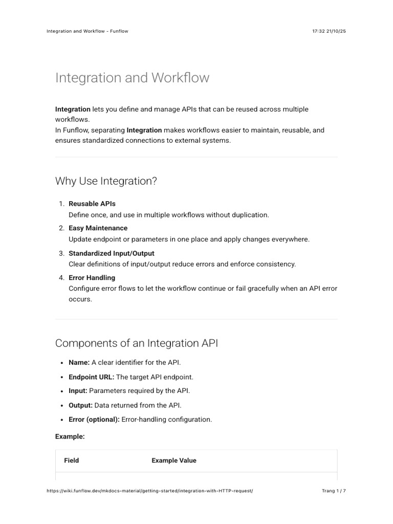 Funflow API Integration Guide | PDF | Parameter (Computer Programming ...
