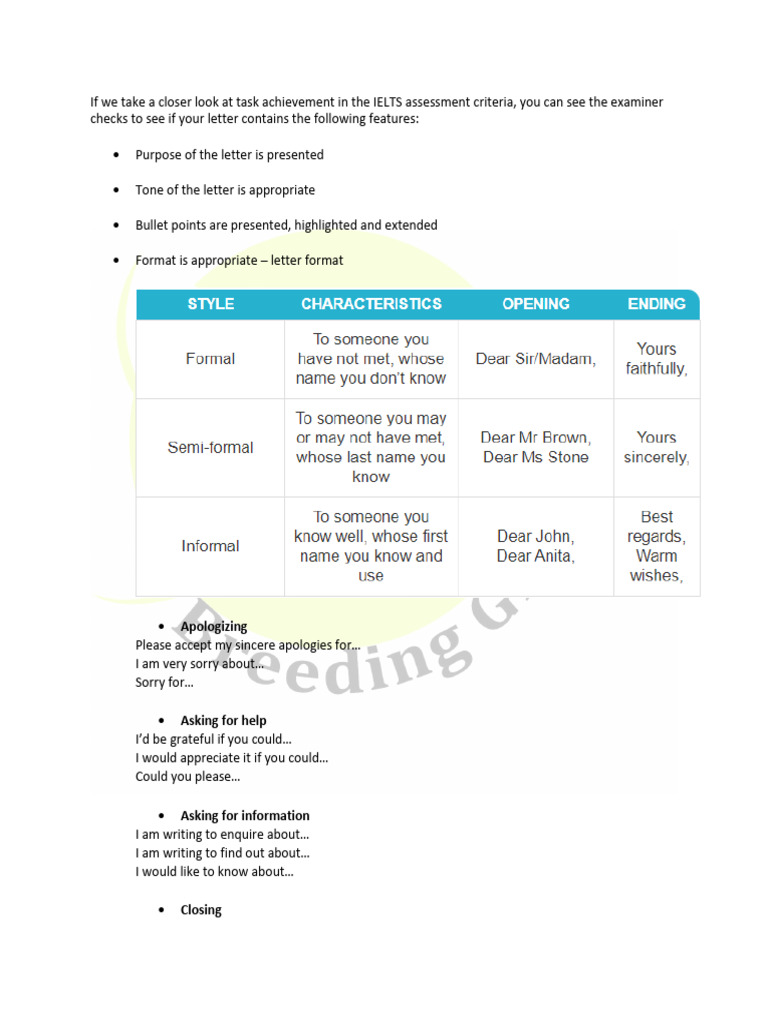 Writing Task 1 for GT | PDF