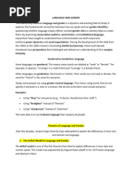 Tannen's Gender Language Contrasts | PDF | Human Communication ...