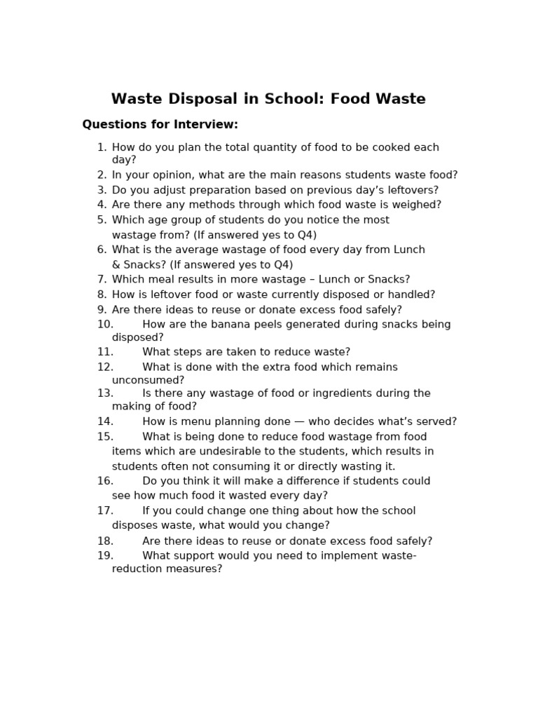 Waste Disposal in School_Sourav&Nikhil_For Hall | PDF | Waste