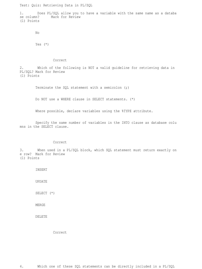 Retrieving Data In Plsql Pdf Plsql Sql 4970