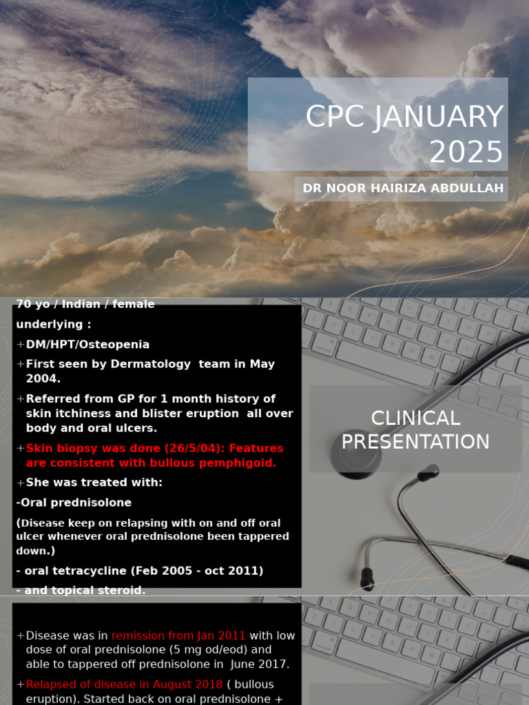 CPC January 2025 | PDF | Skin | Medicine