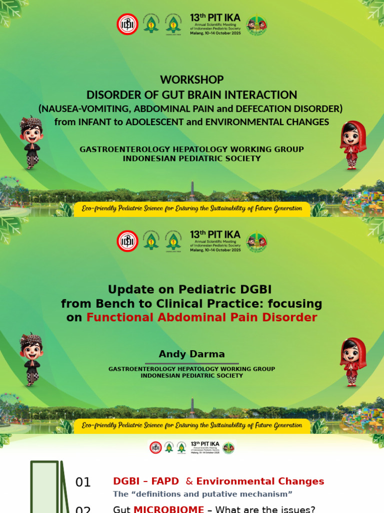 Update On Pediatric DGBI From Bench To Clinical Practice Focusing On ...