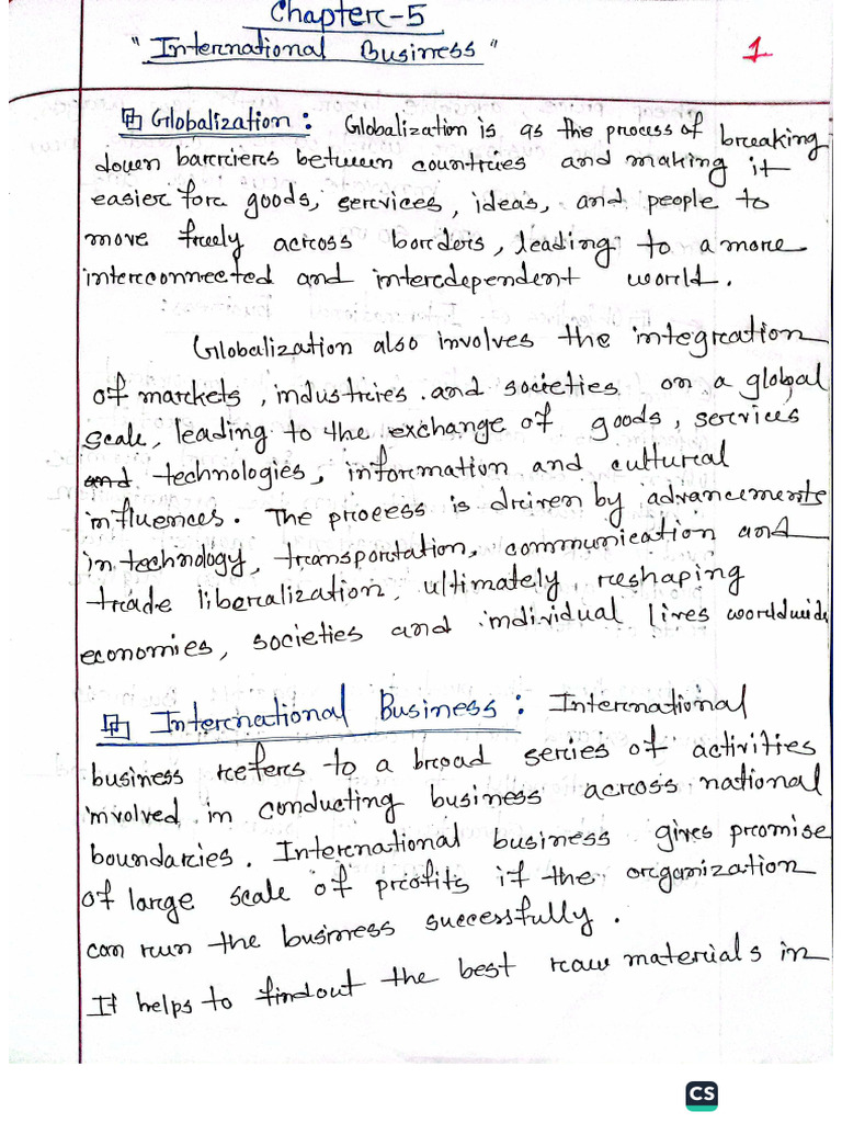 IB. Chapter 5 (International Business) | PDF