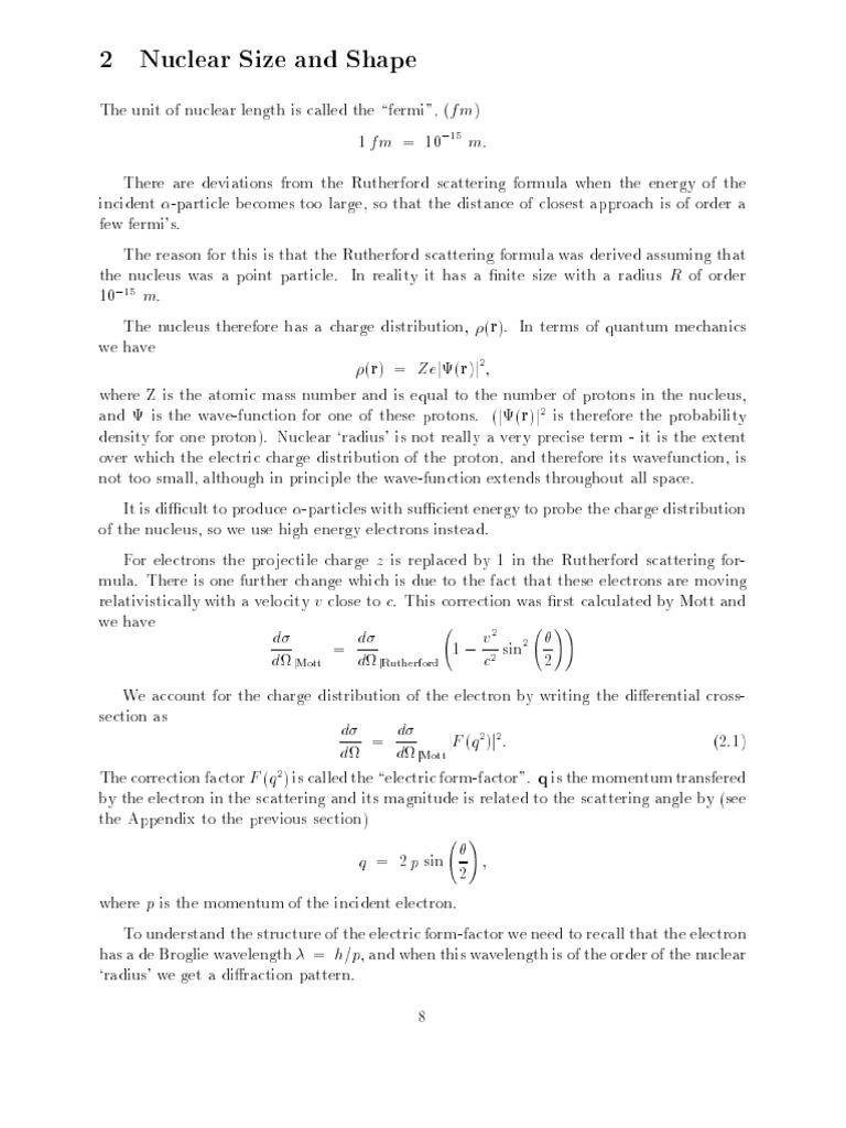 Diffraction | PDF | Atomic Nucleus | Proton