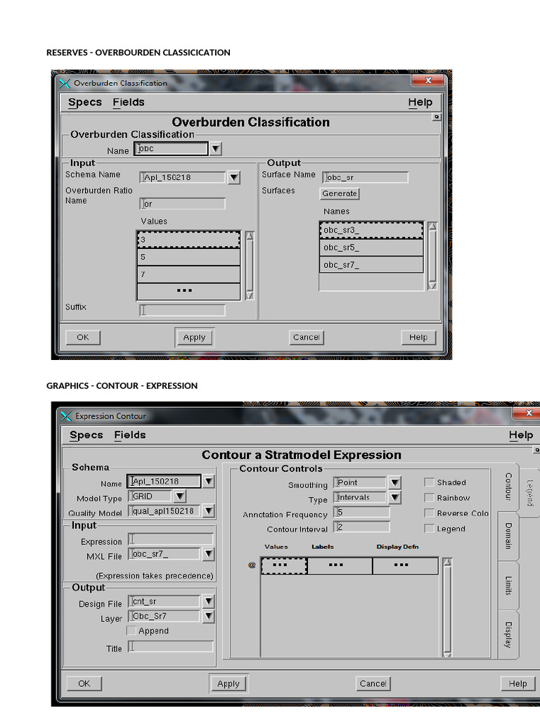 Tutorial Overbourden Classification | PDF