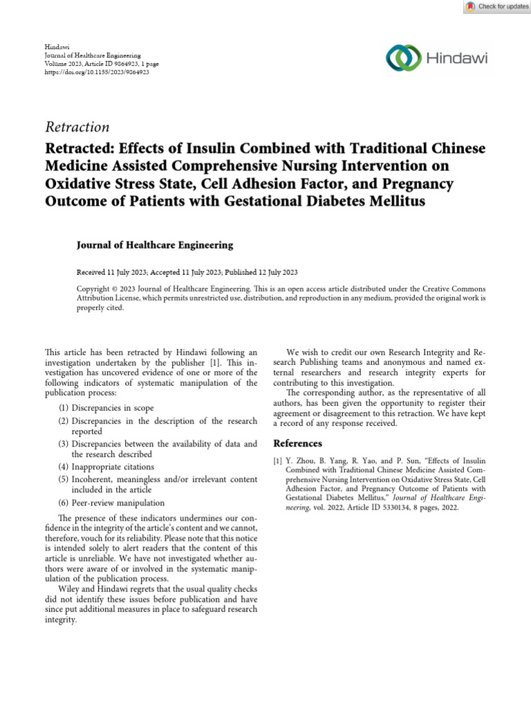 Effects of Insulin Combined With Traditional Chinese | PDF ...