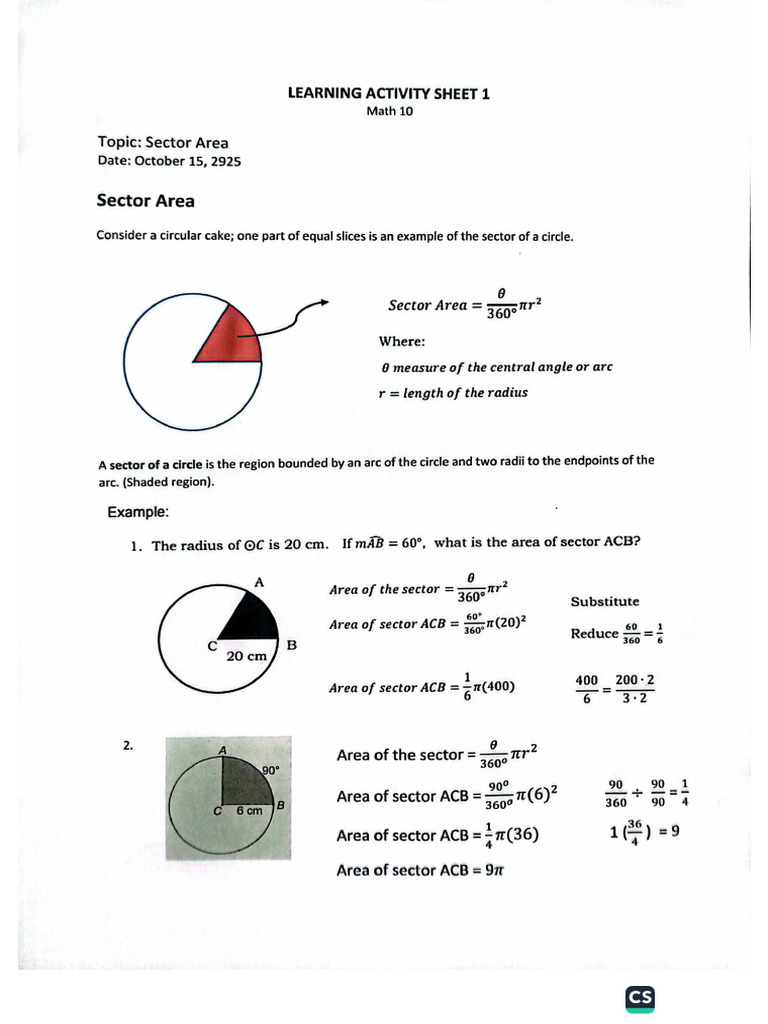 LAS 1 Math 10 | PDF
