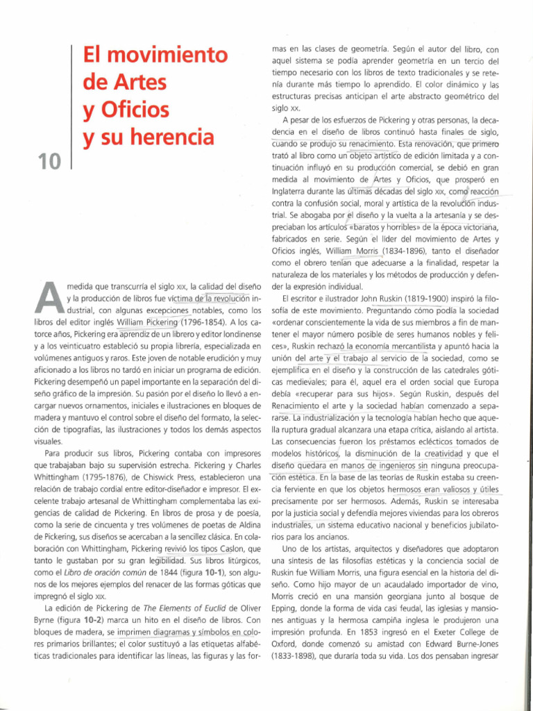 Tema 10 Historia del diseño gráfico por temas (PDF) | PDF | William Morris | Diseño gráfico