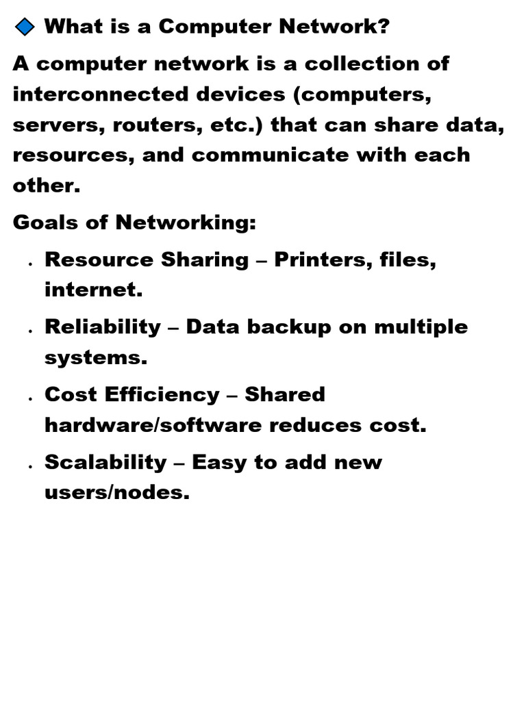 What Is A Computer Network | PDF | Computer Network | Transmission Medium