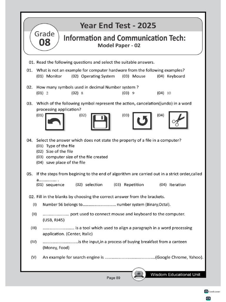 ICT Paper. | PDF