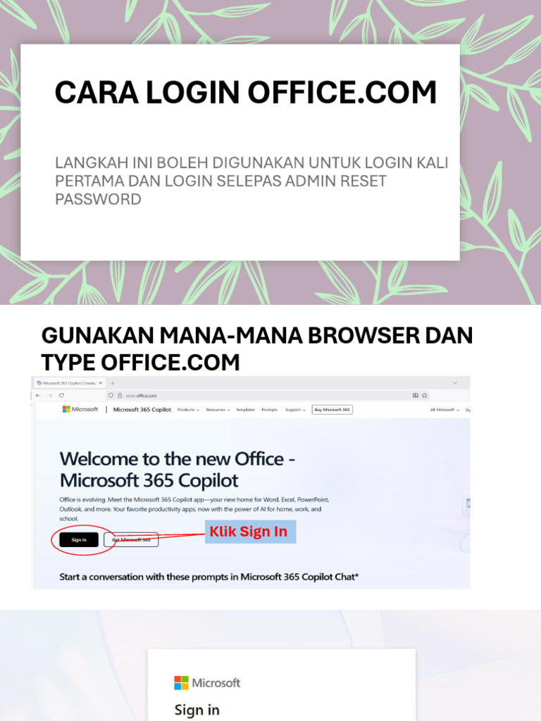 Langkah Demi Langkah LOGIN EMEL Agajah - Mrsm.edu - My Atau Setelah Admin Reset Password | PDF