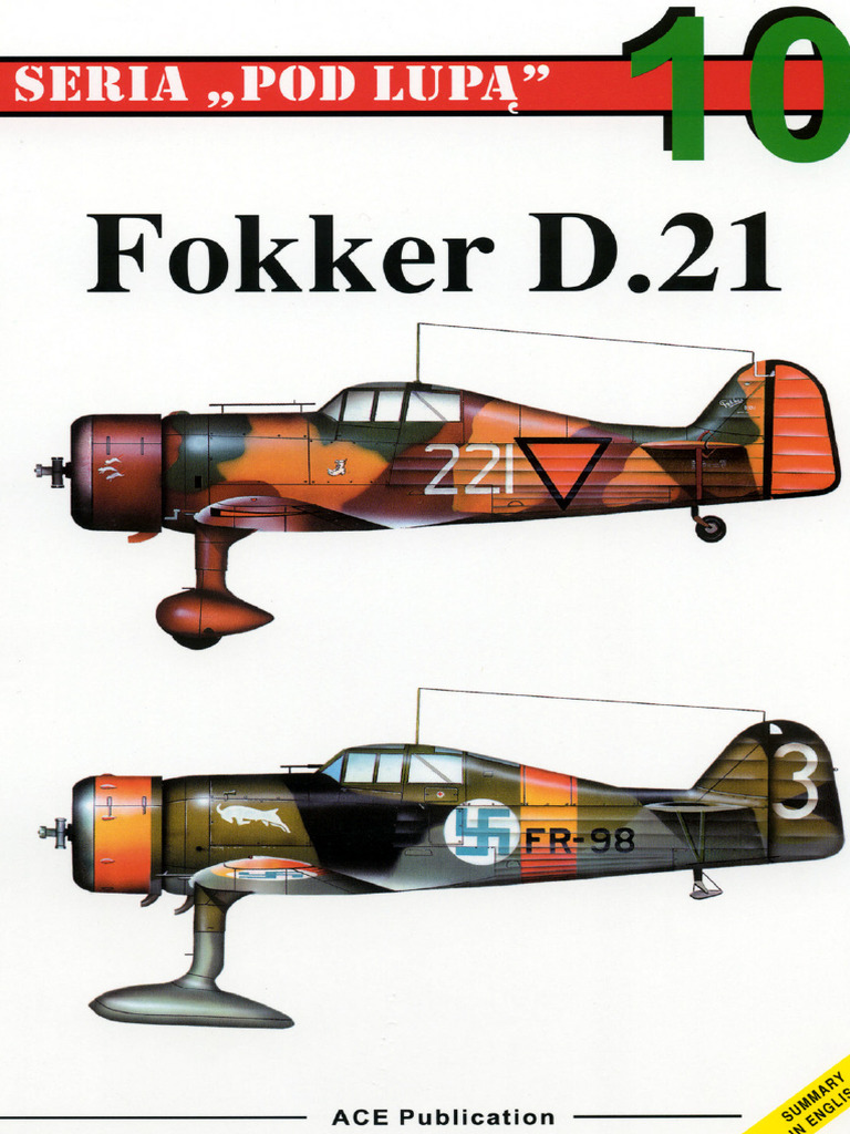 Ace Publications No.10 - Fokker D.21 | PDF
