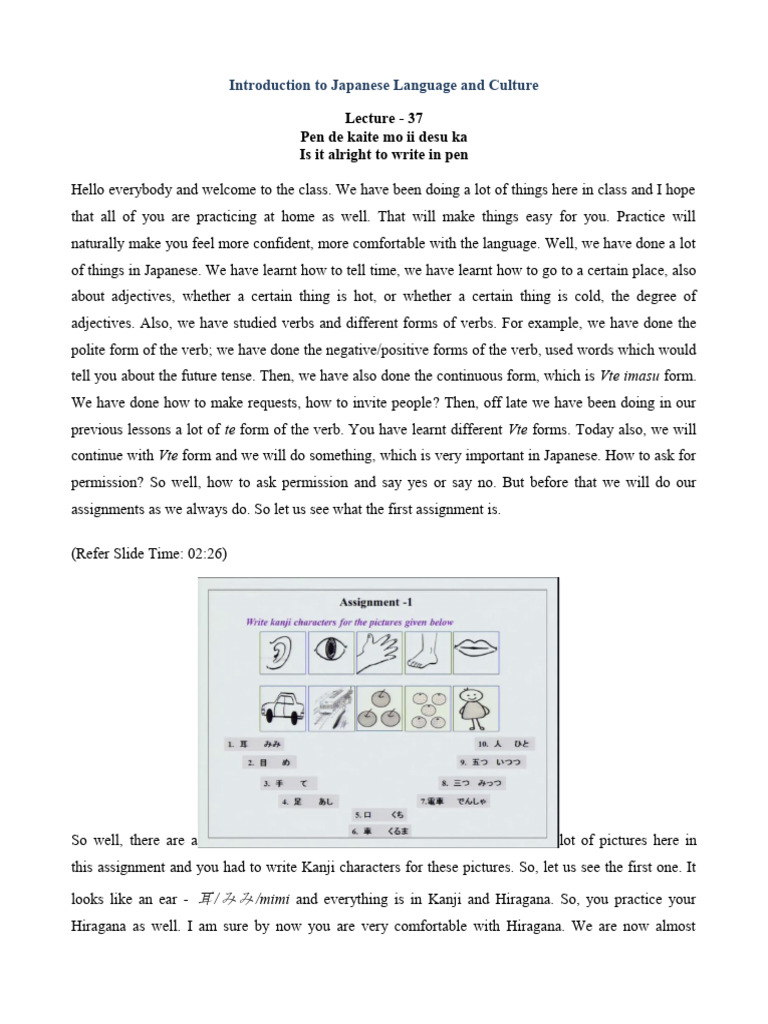 Learn Japanese N5 | PDF | Japanese Language | Linguistics