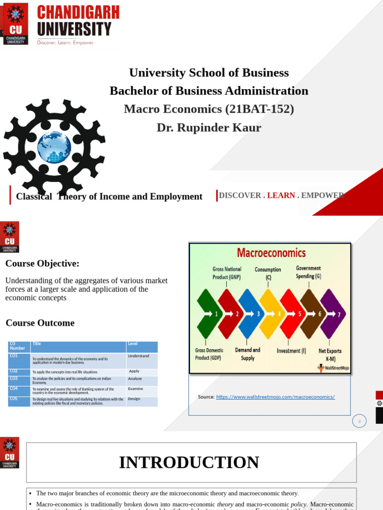 Classical Theory of Income and Employment | PDF | Macroeconomics | Full ...