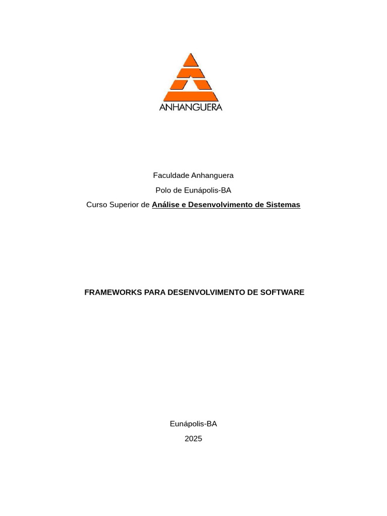 Frameworks Para Desenvolvimento de Software | PDF | Script Java | Model ...