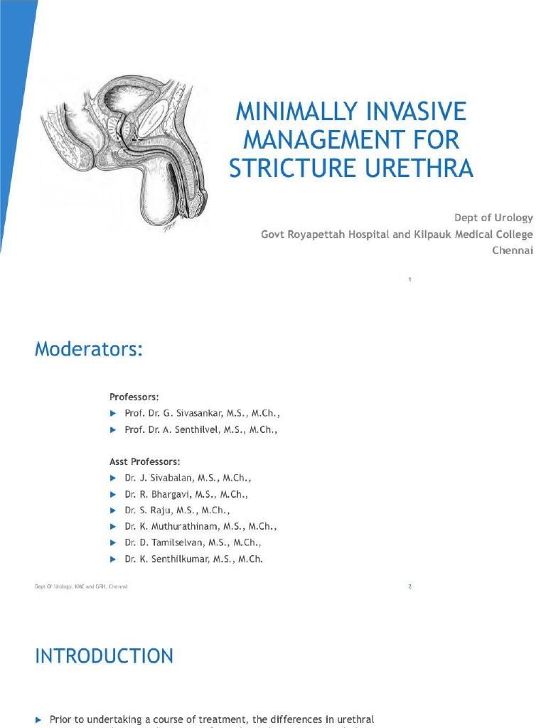 Urethra Stricture Management Minimally Invasive | PDF