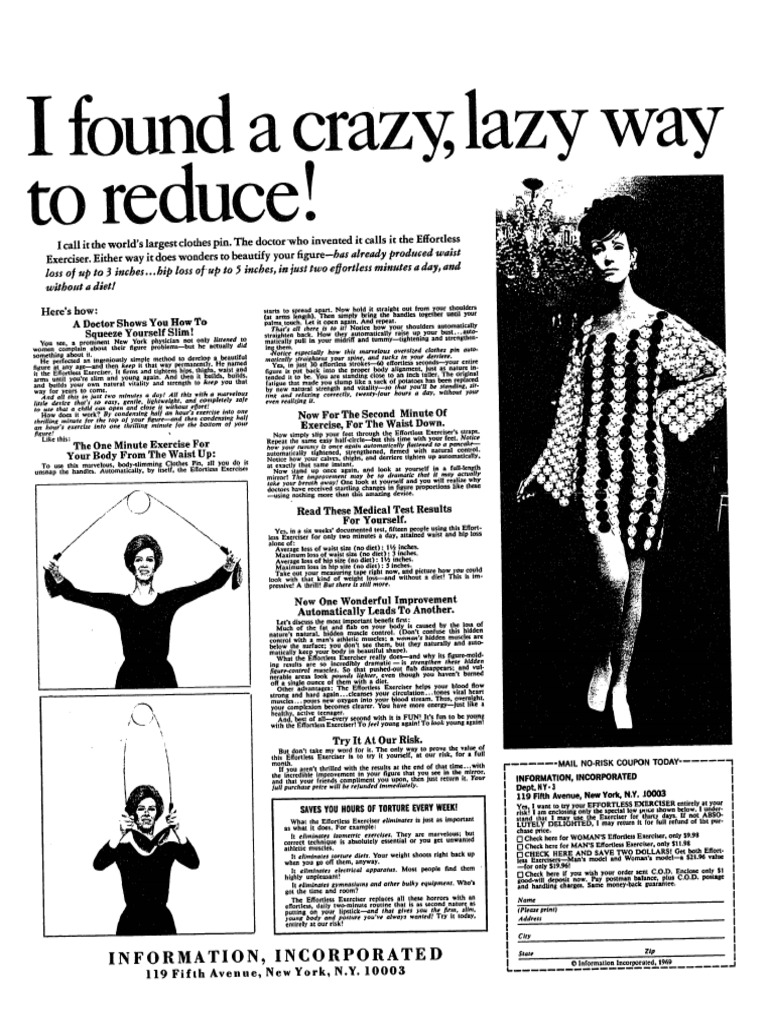 Crazy Lazy Way To Reduce 1969 | PDF
