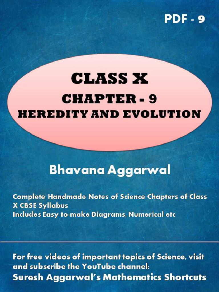 Heredity and Evolution | PDF