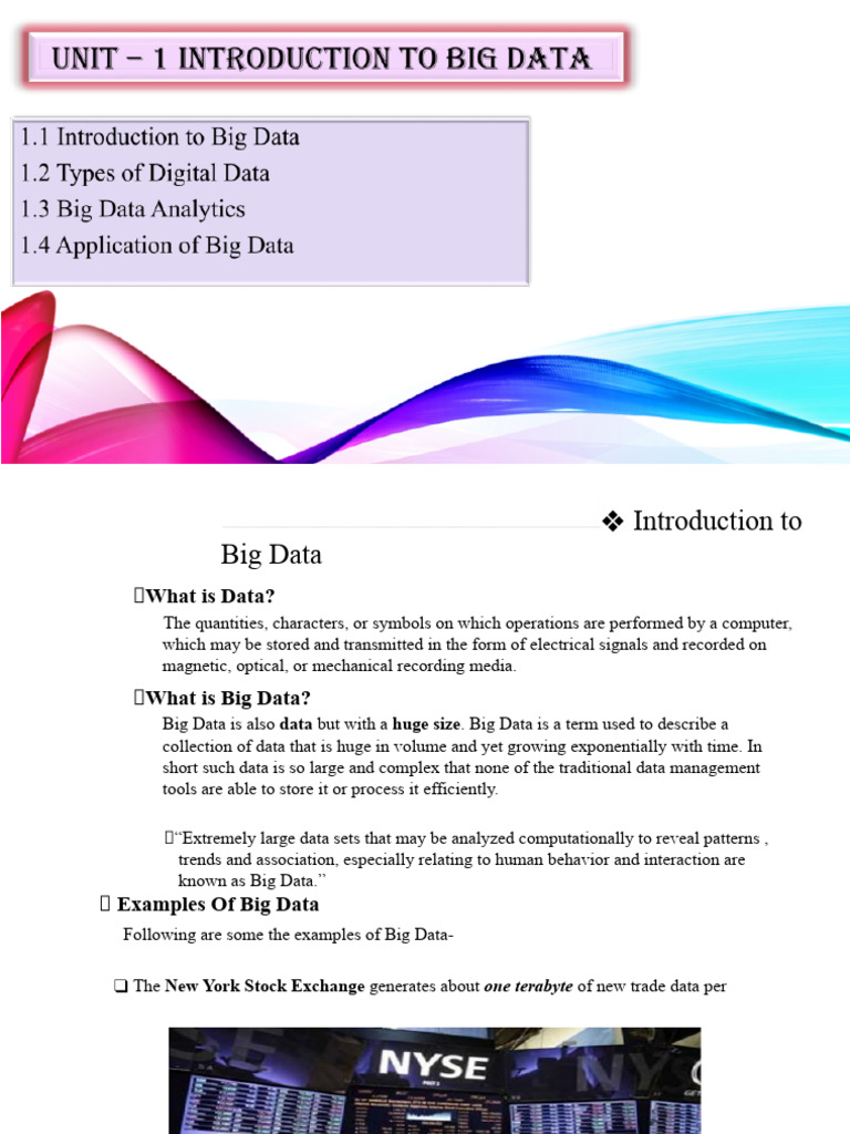 Big Data Basics | PDF | Analytics | Big Data