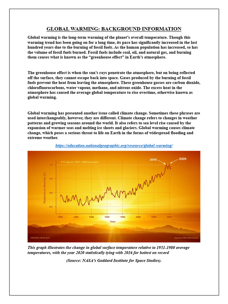 Global Warming | PDF