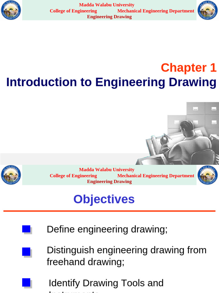 Chapter 1 Introduction to Engineering Drawing (1) (1) | PDF | Technical Drawing | Drawing