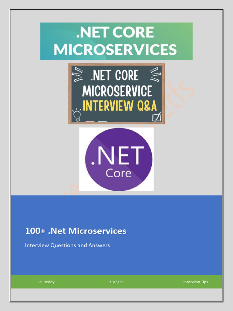 .Net Core Microservices Interview QA | PDF | Systems Architecture ...