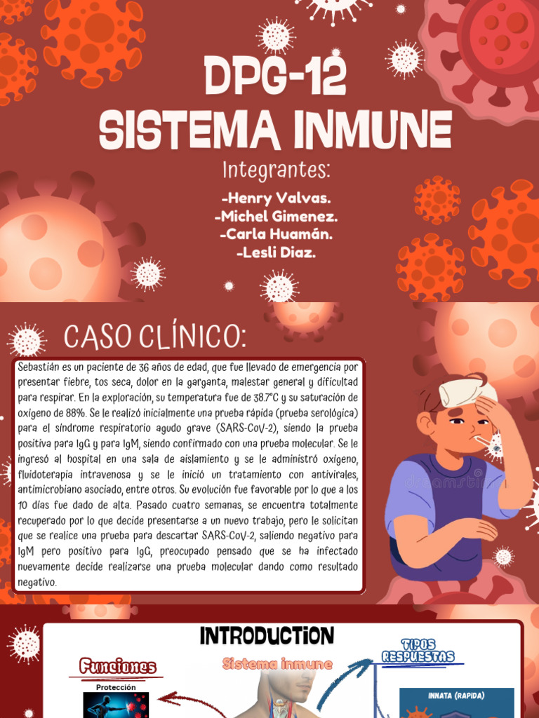 Grupo 1 - DPG 12 | PDF | Sistema inmune | Enfermedades y trastornos humanos