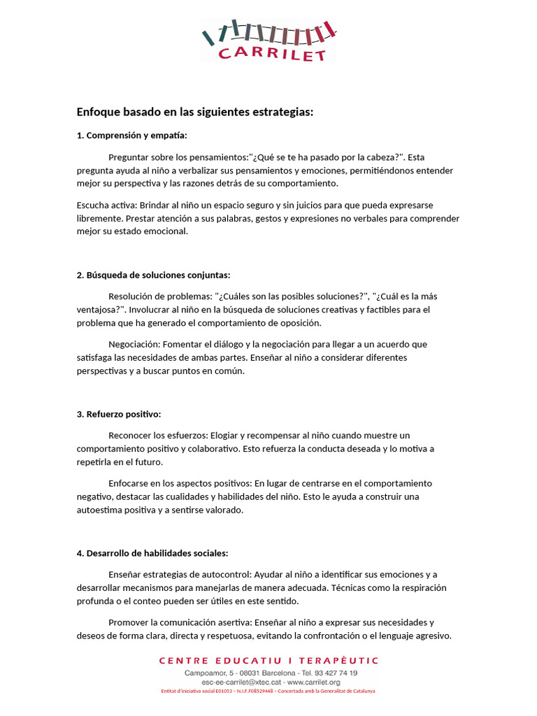 Full Regulació de Conducta | PDF | Las emociones | Empatía