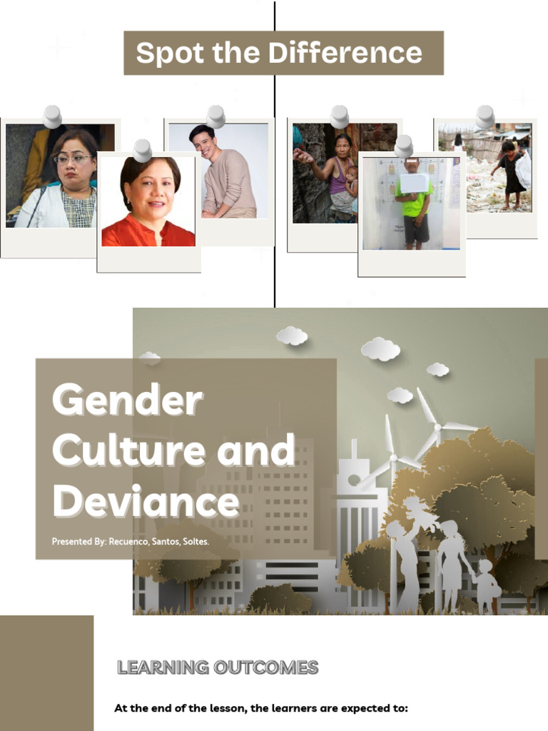 Gender and Culture Deviance (1) | PDF | Deviance (Sociology) | Popular ...