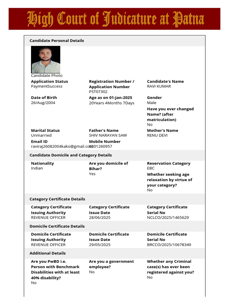 PHC Stenographer | PDF