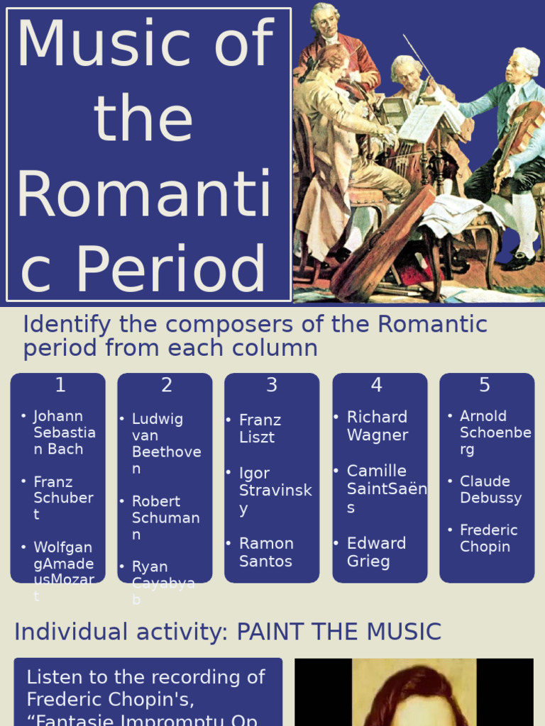Composers and Music of the Romantic Era | PDF | Frédéric Chopin ...