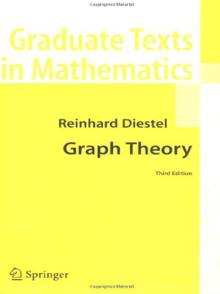 Graph Theory 3rd Edition Reinhard Diestel | PDF