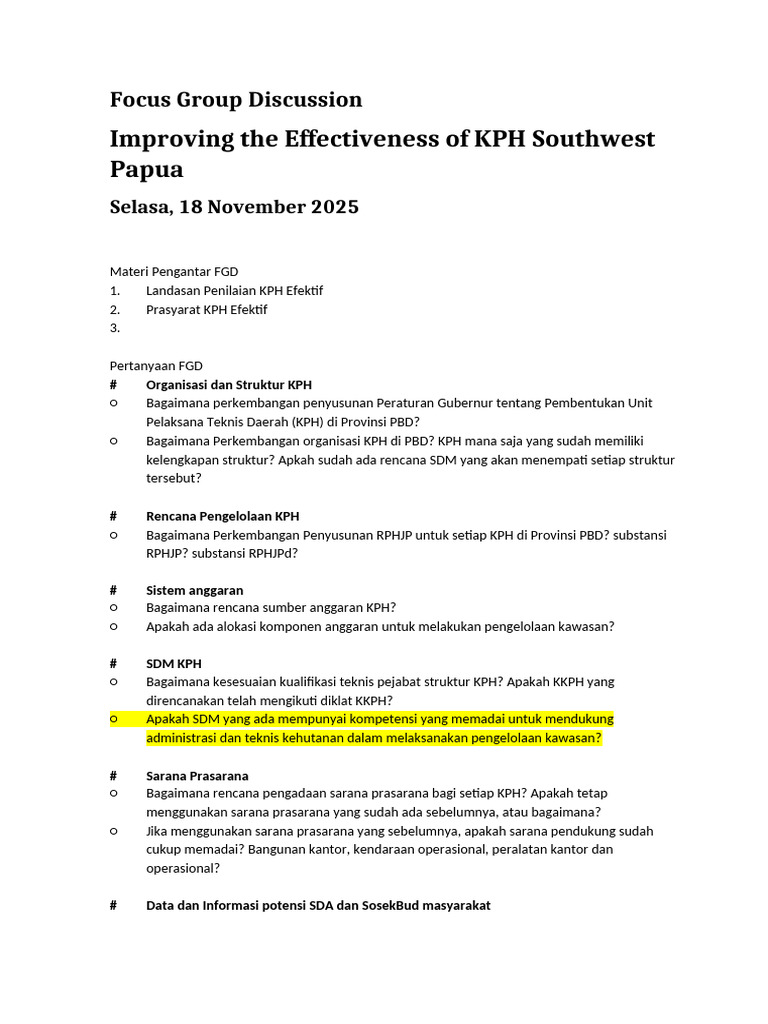 Bahan_Focus Group Discussion | PDF