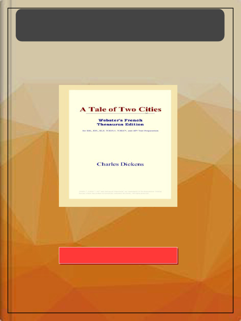 A Tale of Two Cities Webster s French Thesaurus Edition Charles Dickens ...