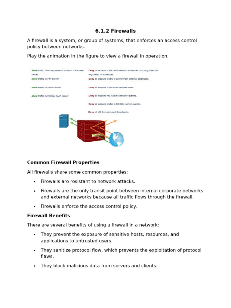 Understanding Firewalls and Their Types | PDF | Firewall (Computing ...