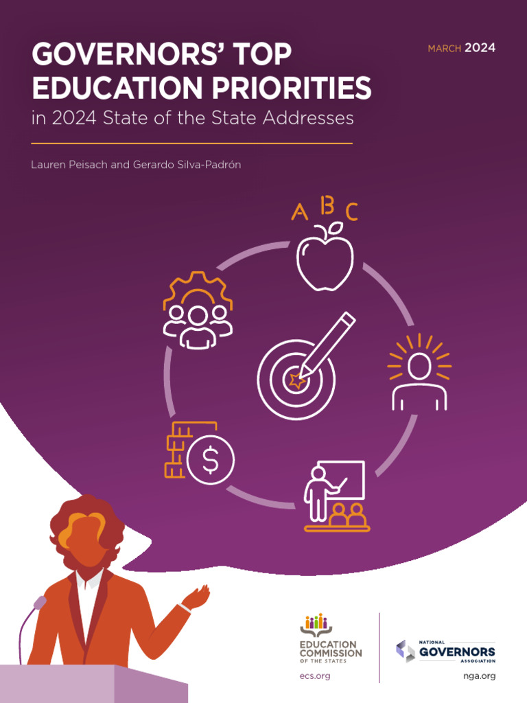 2024 Governors' Education Priorities | PDF | School Choice | Child Care