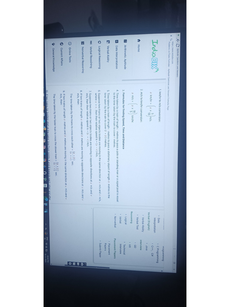 Aptitude Formula Cheatsheet | PDF