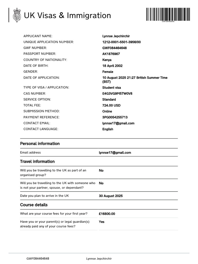 UK Visas & Immigration: Personal Information | PDF | Travel Visa | European Economic Area